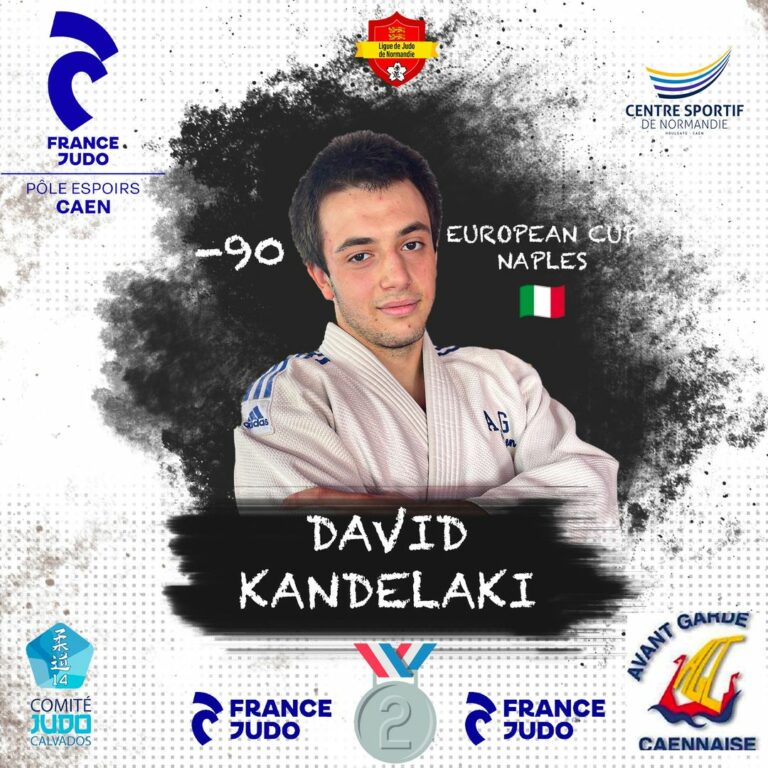 Judo | David KANDELAKI remporte l’argent à l’European Cup – Ville de Fleury-sur-Orne